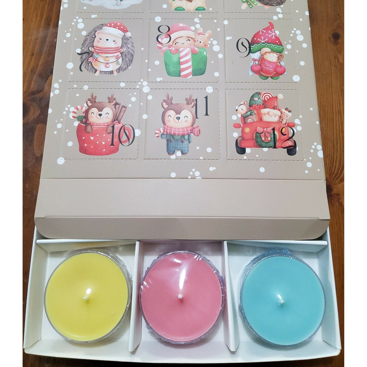 Advent Calendar - 12 Days of Christmas -12 x Christmas Maxi Soy Candle ...