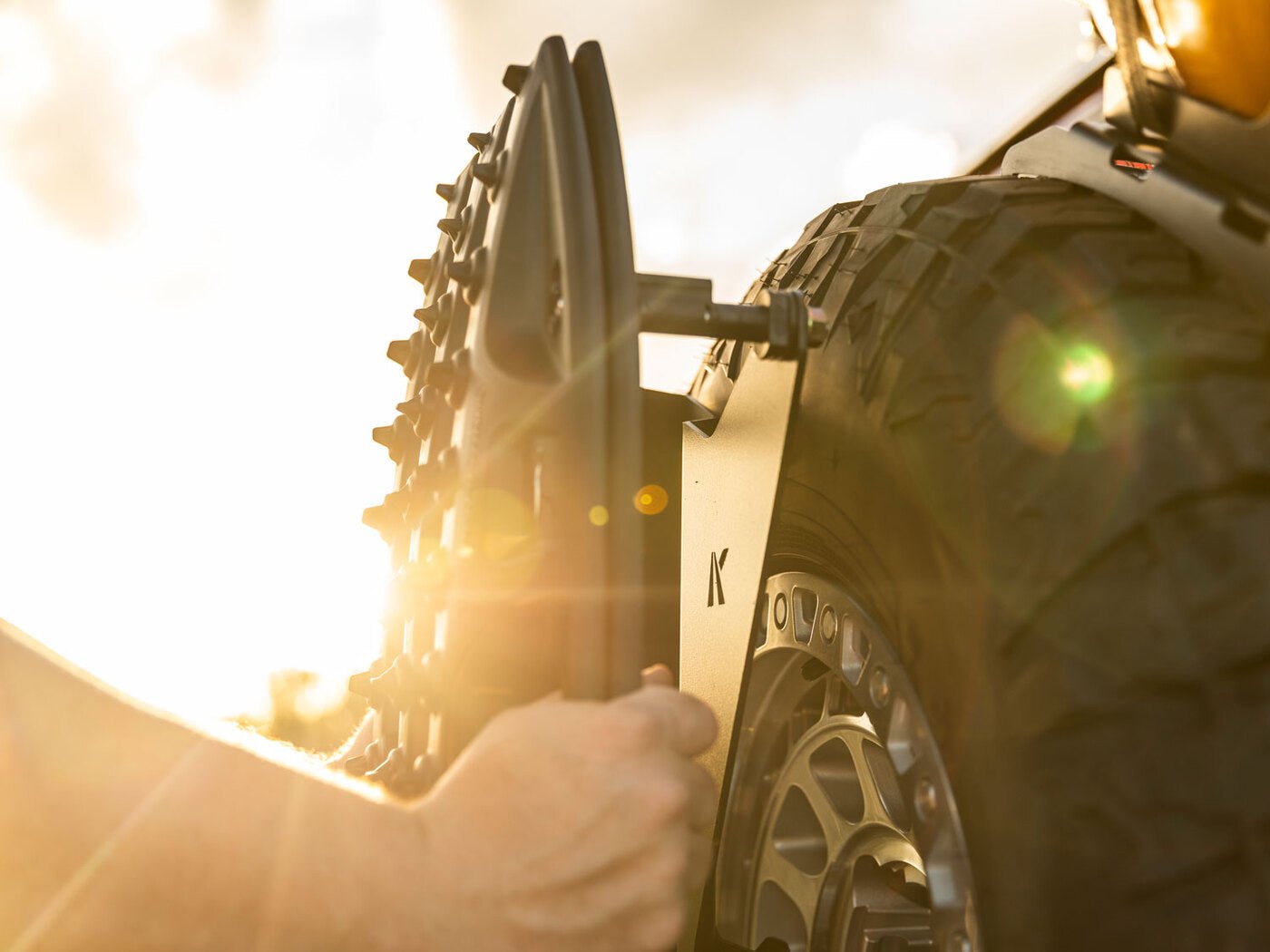 Spare Wheel Maxtrax Mount Bracket Bolt on — AMD Touring
