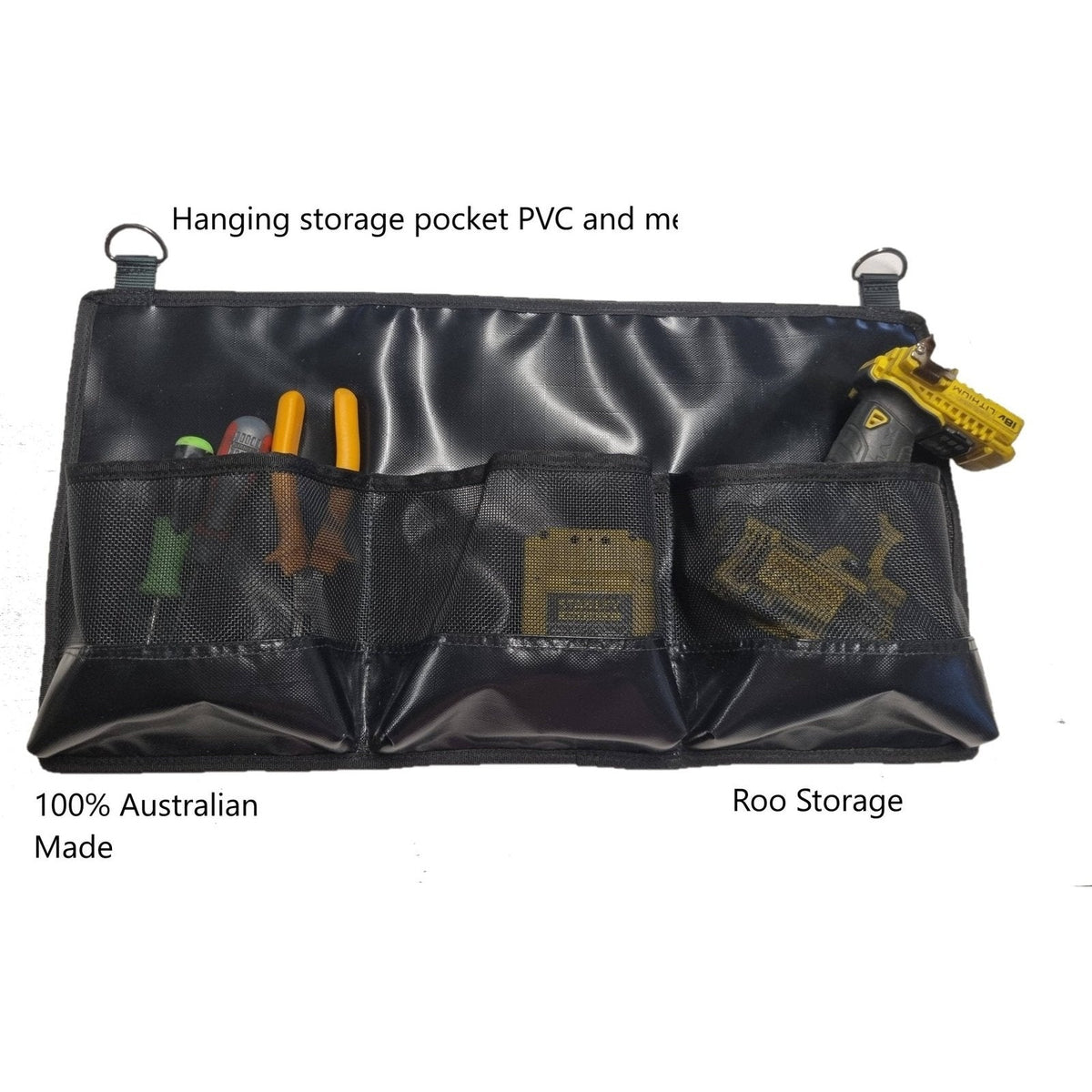 Mesh and PVC 3 pocket Camping and UTE Storage — AMD Touring