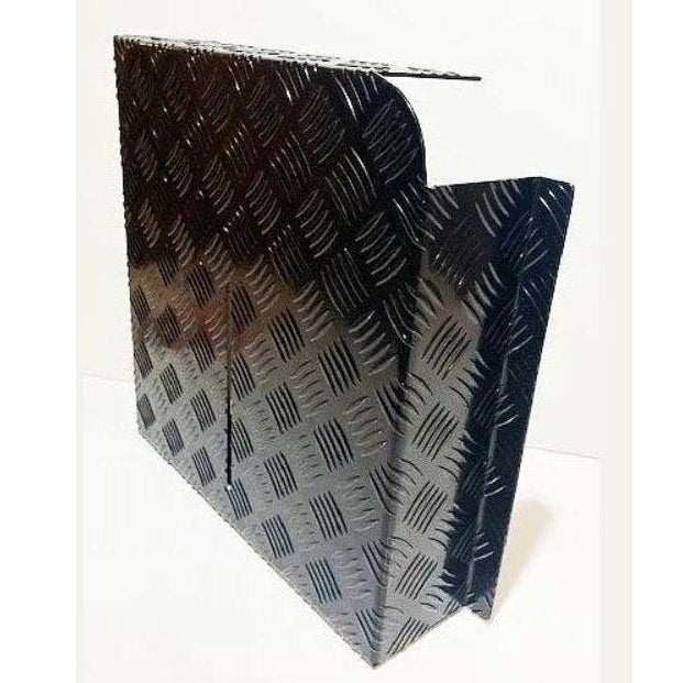 RH Side Face Mount Black Diesel Heater Fuel Tank Cover — AMD Touring