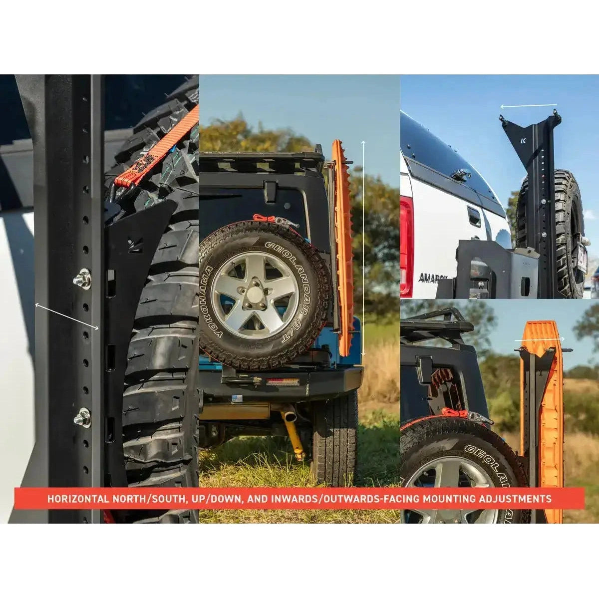 Spare wheel Maxtrax side Mount -Australian made